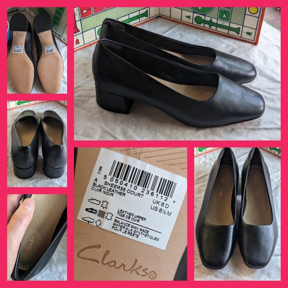 Clarks | Shoes | Clarks Black Pumps | Poshmark